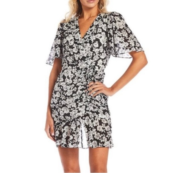 Alex Marie | Dresses | Alex Marie Dress Womens Size 4 Floralblack Mini ...